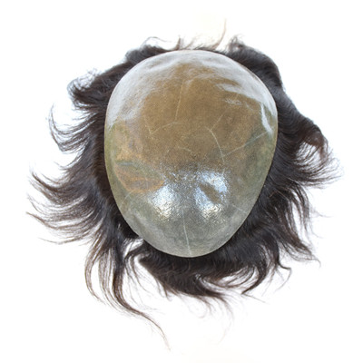 Hot selling ultra-thin leather sole men's wig